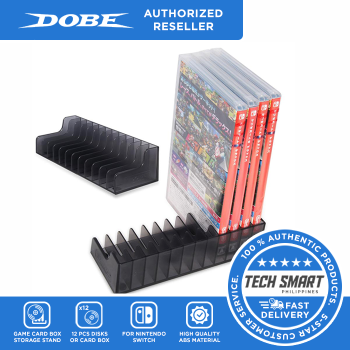 DOBE Game Card Box Storage Stand CD Disk Holder Video Games Accessories ...