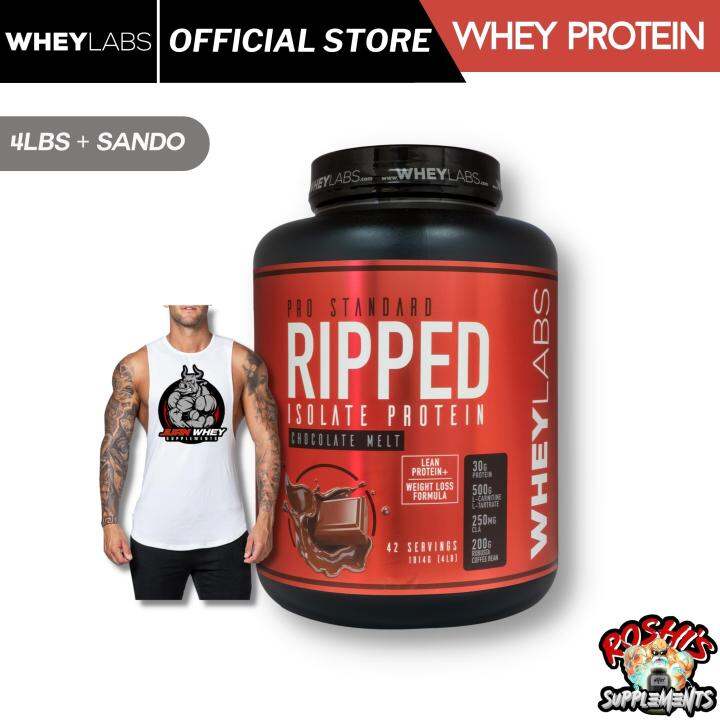 WHEYLABS PRO STANDARD RIPPED ISOLATE PROTEIN 4LBS WITH OR WITHOUT ...