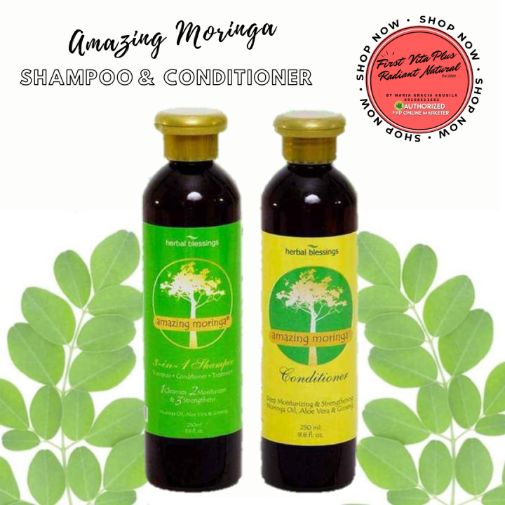 First Vita Plus MORINGA SHAMPOO & CONDITIONER (BEST SELLER) | Lazada PH