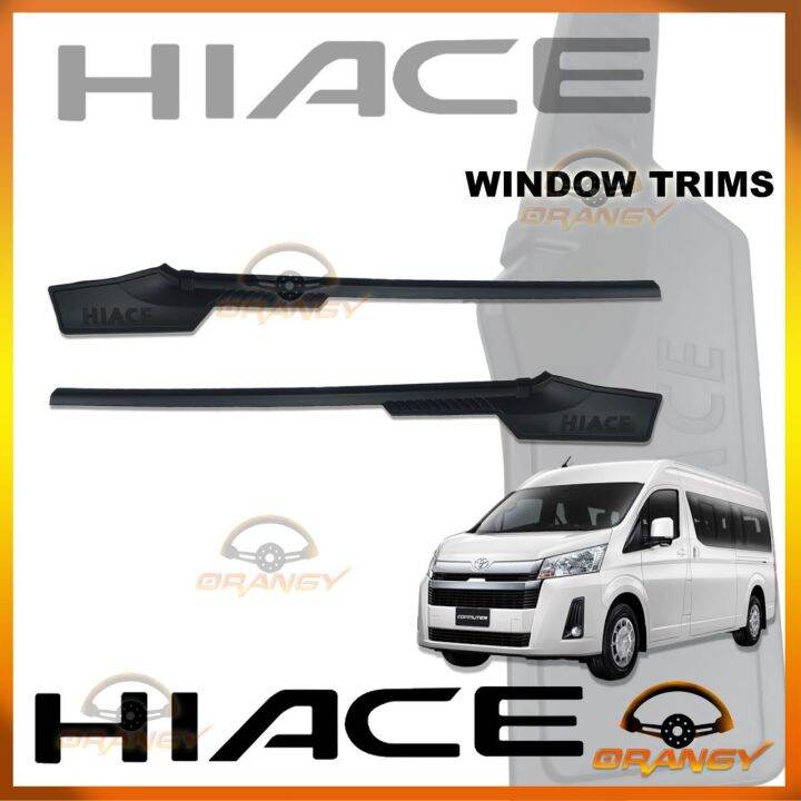 Toyota Hiace Commuter 2019 to 2024 OEM Window Trim Black / Chrome 2020 ...