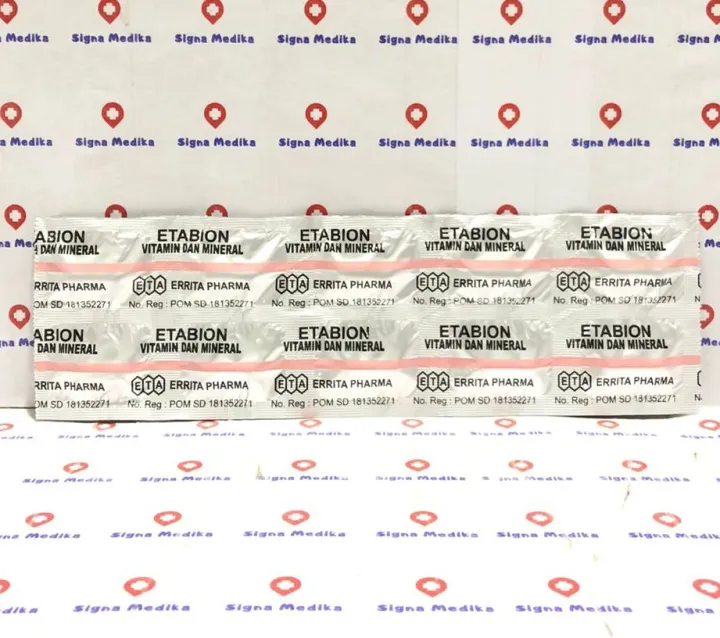 Etabion Strip Isi 10 Kapsul - Vitamin dan Mineral | Lazada Indonesia