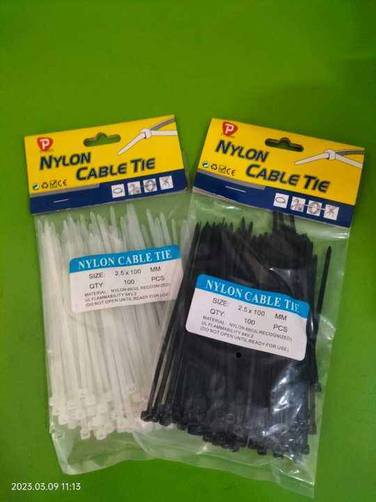 Kabel ties / Cable ties Primero semua ukuran Hitam dan Putih. Harga per ...