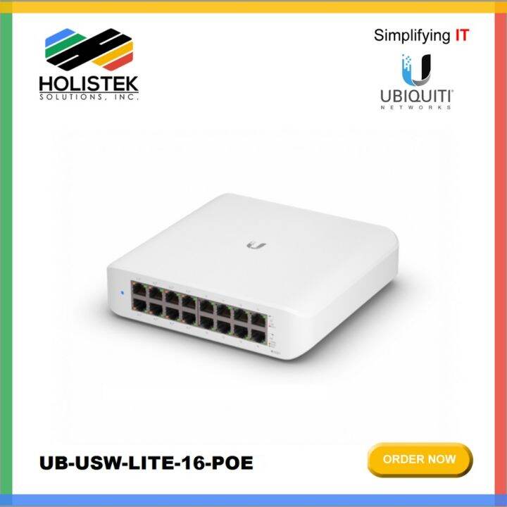 Ubiquiti UniFi Switch Lite 16 PoE (USW-Lite-16-POE) I Ubiquity I Ubnt I ...
