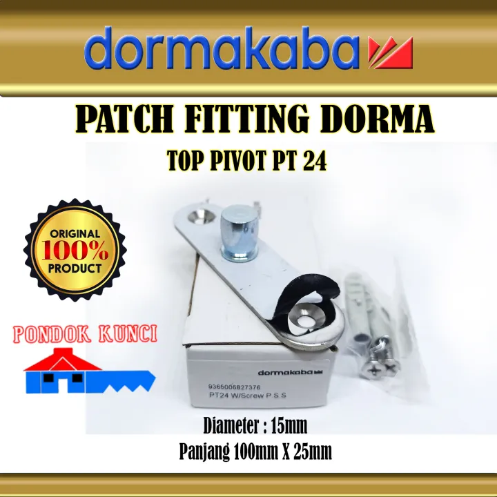 Patch Fitting Dorma Ultra Light (UL) PT 24 Top Fitting Dorma PT 24 | Lazada Indonesia