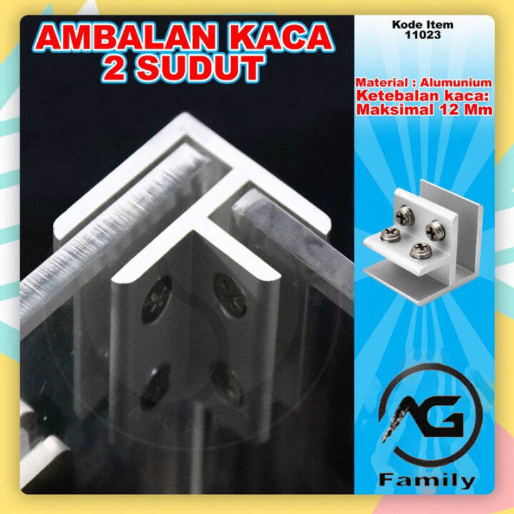 Ambalan Bracket Penjepit Kaca L Siku Penjepit Kaca Jepit Kaca 2 Sudut SIKU L MURAH | Lazada ...