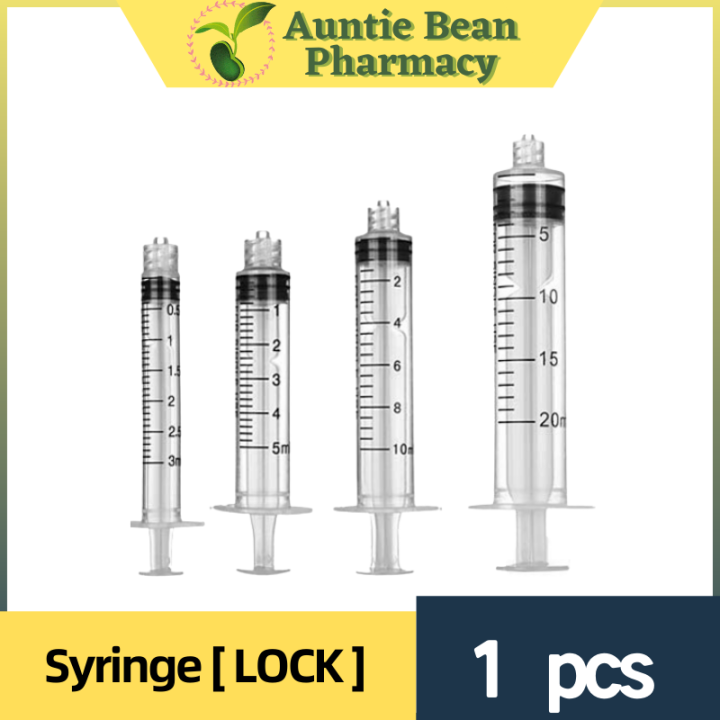 Disposable Syringe Luer Lock [ RED ] ----- 1PC | Lazada