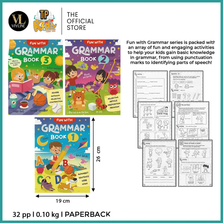 Fun with Grammar Set of 3 - Book 1, 2 & 3 | Lazada PH