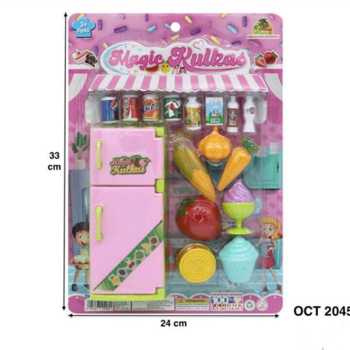 Mainan Anak Kulkas Buah Buahan dan Minuman OCT 2045 - Mainan Magic ...