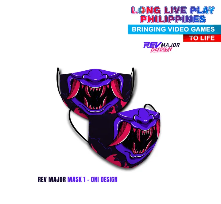 Rev Major Philippines Face Mask Fire Oni Design | Lazada PH
