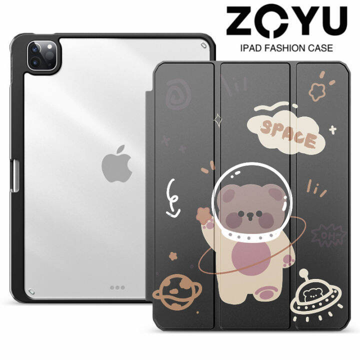 ZOYU เคส ipad HD ใสป้องกันการดัด Case สำหรับ iPad 2020 Air 4 iPad Air 5 ...