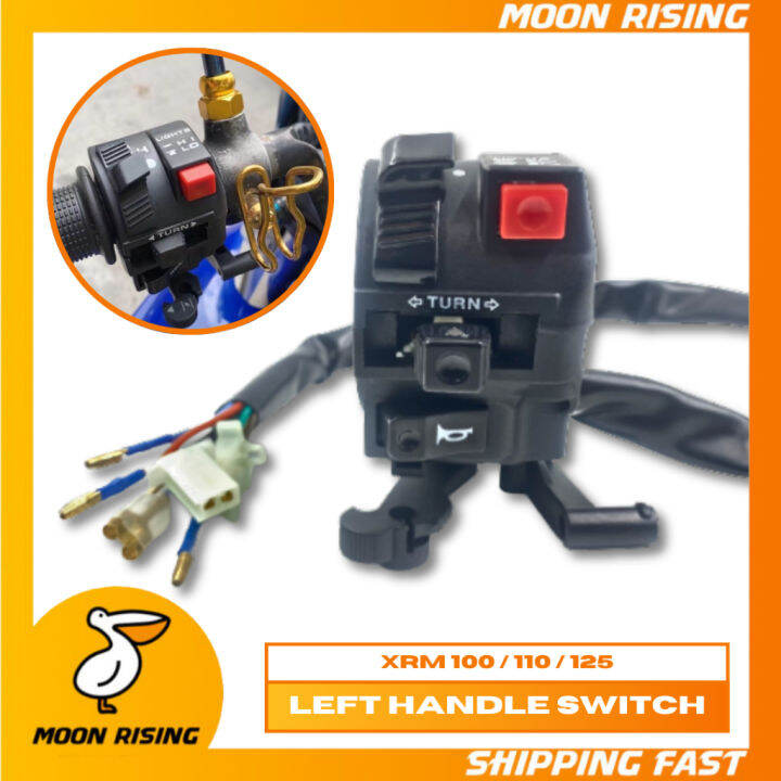 MOTORCYCLE GENUINE PARTS XRM HANDLE SWITCH LEFT SIDE | Lazada PH