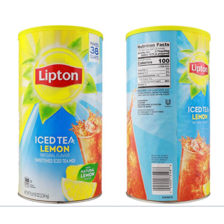 Lipton Iced Tea Lemon Mix 2.54kg | Lazada PH