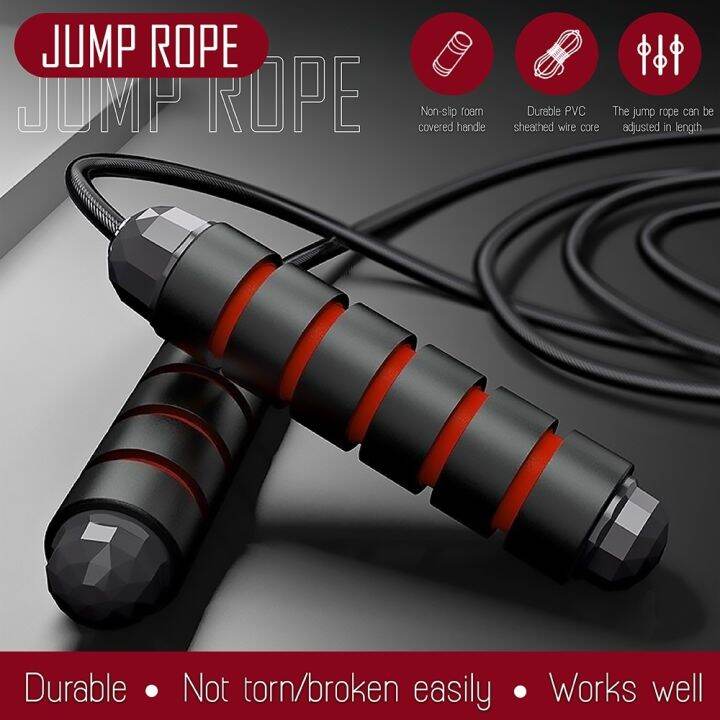 Jump Rope with Ball Bearings Rapid Speed Jump Rope Cable and Memory ...