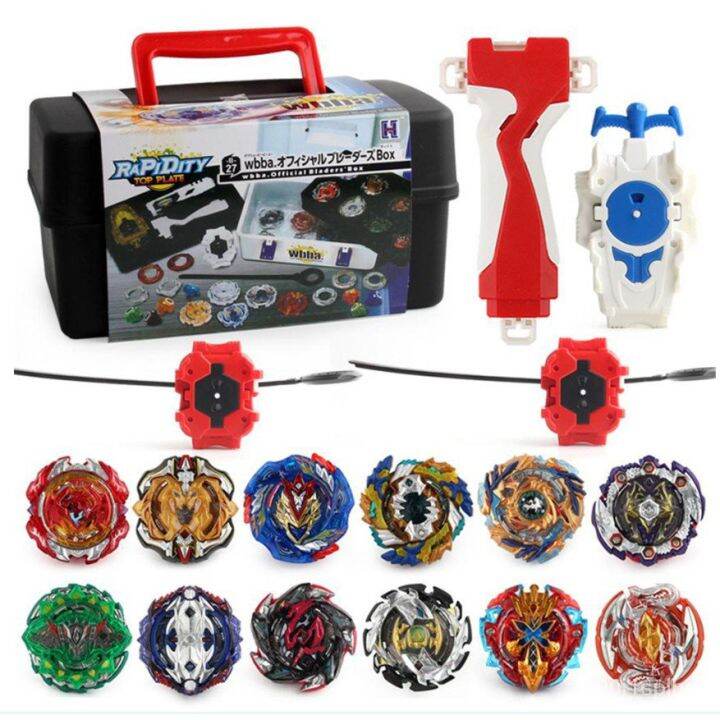 12 Sets Beyblade Metal Fusion Beyblade Set Storage Box Top Beyblade ...