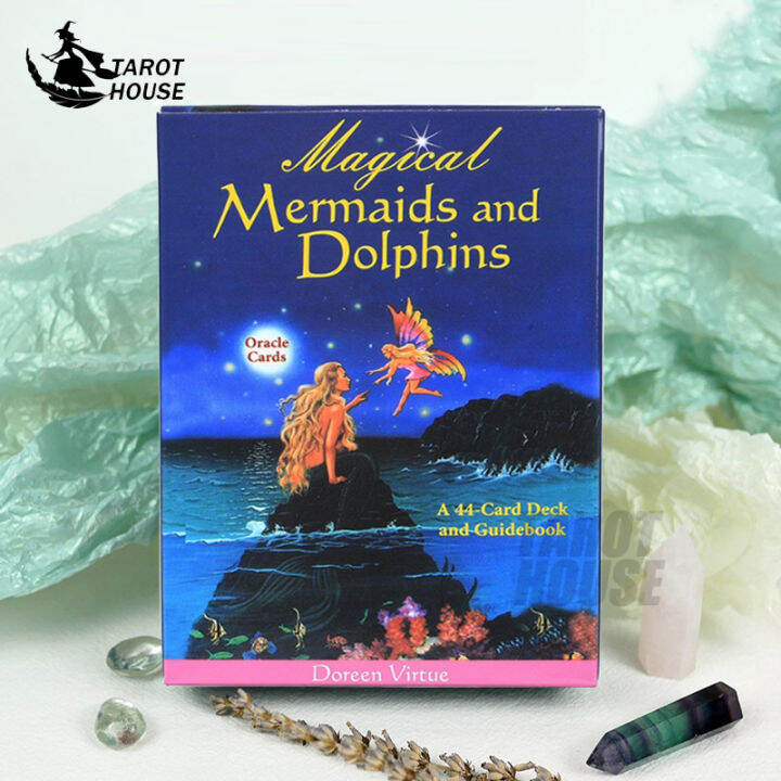 44 Magical Mermaids and Dolphin Oracle Cards English Version Cards with ...