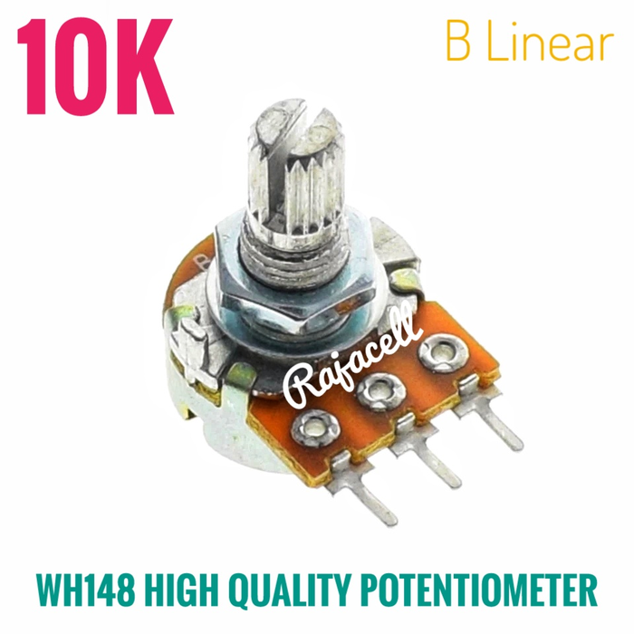 High Quality WH148 B10K Linear 10K Potentiometer 15mm Potensiometer VR ...