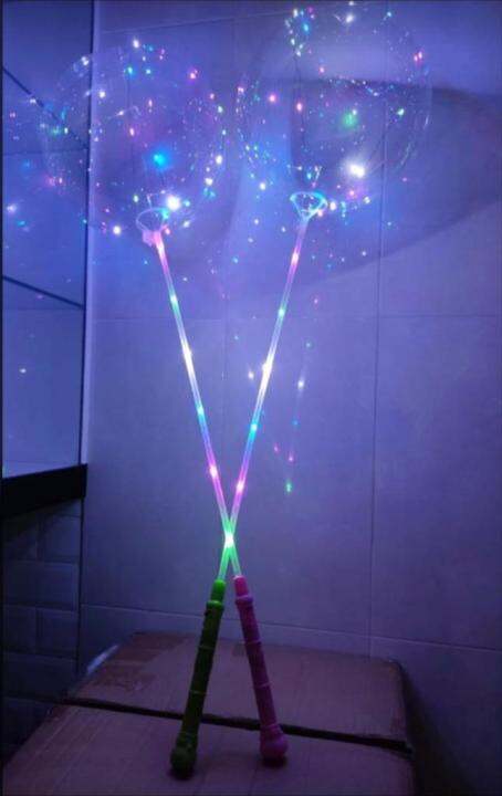 Balon led menyala balon lampu karakter karet bening warna warni ...