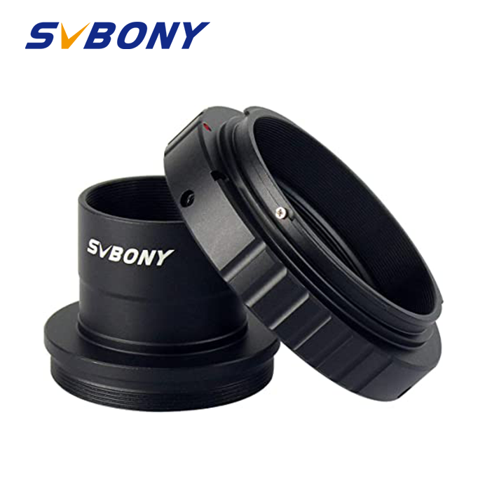 SVBONY T Adapter 1.25 inches and T2 T Ring Adapter Compatible for Any ...