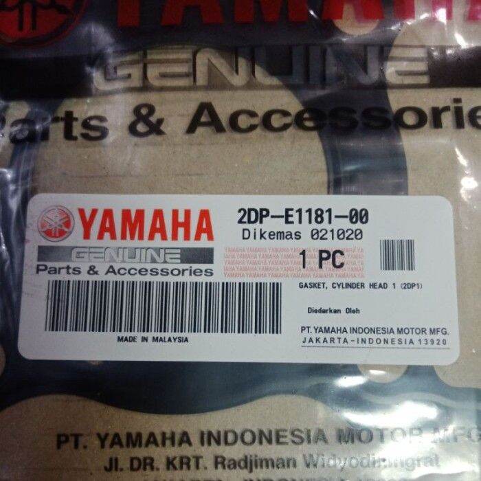 Yamaha Genuine Head Gasket Part No. 2DP-E1181-00 for Aerox, Nmax V1 | Lazada PH