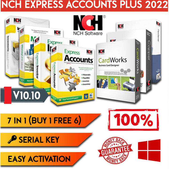 NCH Express Accounts Plus v10.10 License Key 7in1 Latest 2022 For ...
