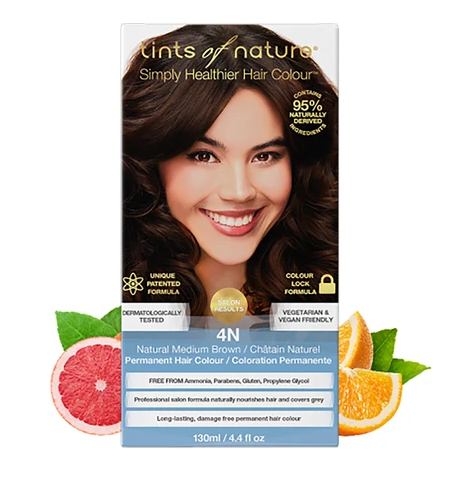 Tints of Nature 4N Natural Medium Brown Hair Color 130ml | Lazada PH