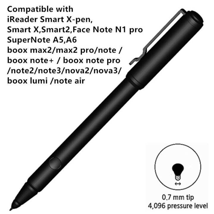 S38แม่เหล็กไฟฟ้าสไตลัสเครื่องอ่านสมาร์ท X-Pen Smart2/Supernote A5 A6 Boox Max2 Pro Note + กระดาษ ...