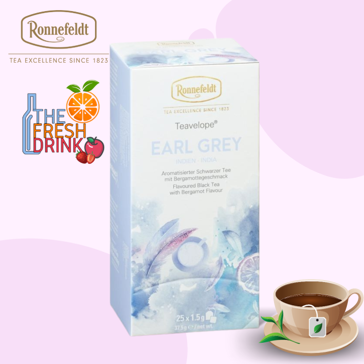 Ronnefeldt Teavelope Earl Grey Tea โรเนอเฟลท์ เอิร์ลเกรย์ ที (ใบชา ดาร ...