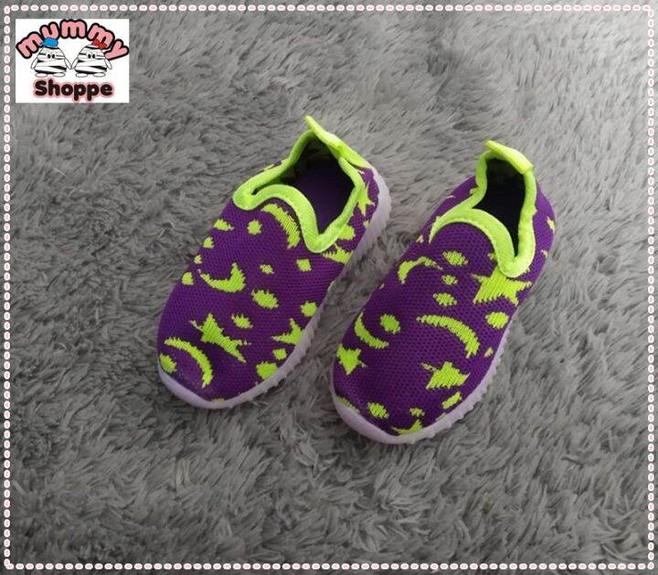 Moon n Star Shoes PURPLE / sepatu anak motif bulan bintang | Lazada ...