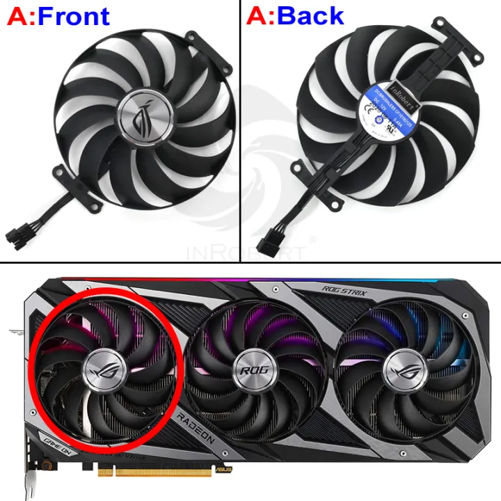 95MM CF1010U12S Graphics Card Fan Replacement For ASUS ROG STRIX RTX ...