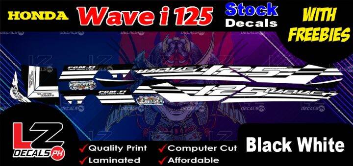 Honda Wave i 125 Stock Decals / Stickers with Freebies | Lazada PH