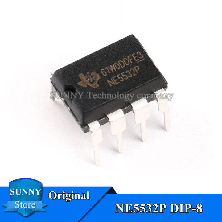 10Pcs Original NE5532P DIP8 NE5532 DIP-8 Dual operation amplifier / low ...