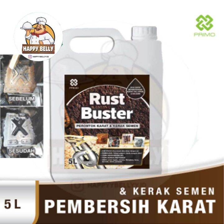 Pembersih Karat / Semen PRIMO RUST BUSTER 5L | Lazada Indonesia