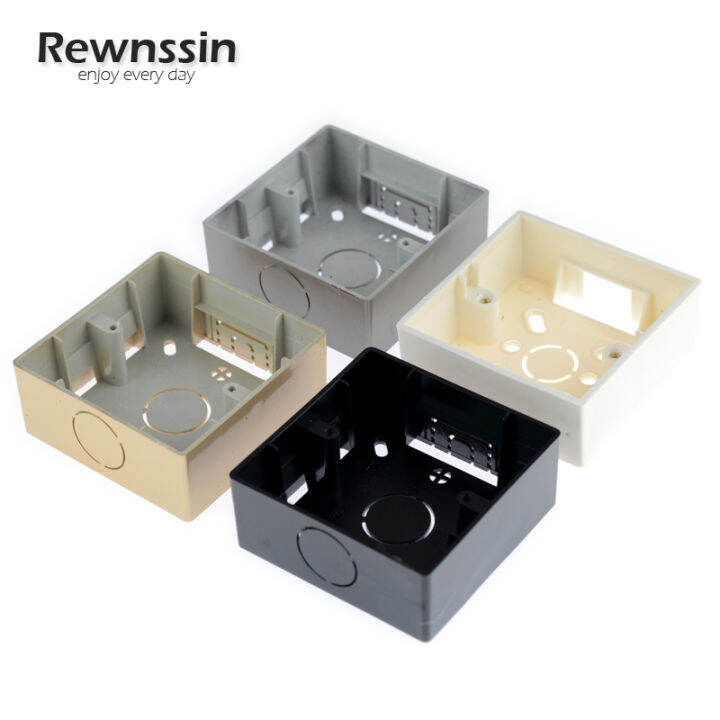 Rewnssin External Mounting Wall Electrical Sockets Light Switches 86 ...