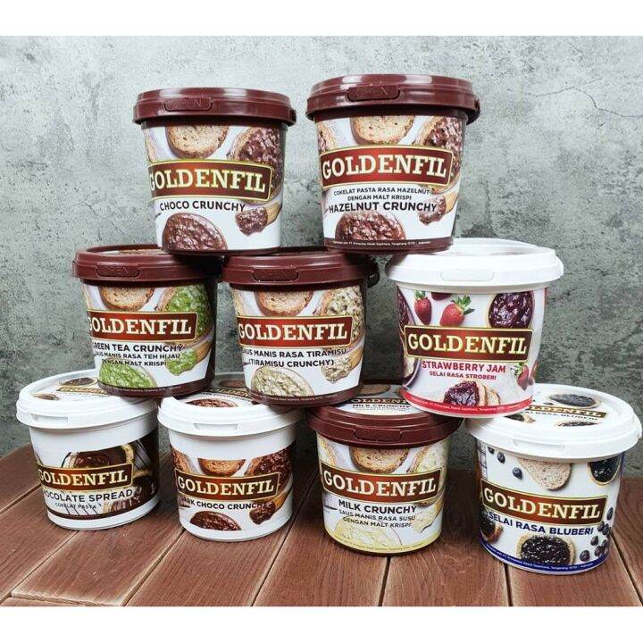 Selai Goldenfil choco crunchy 1Kg / Goldenfil Strawberry / Goldenfil ...