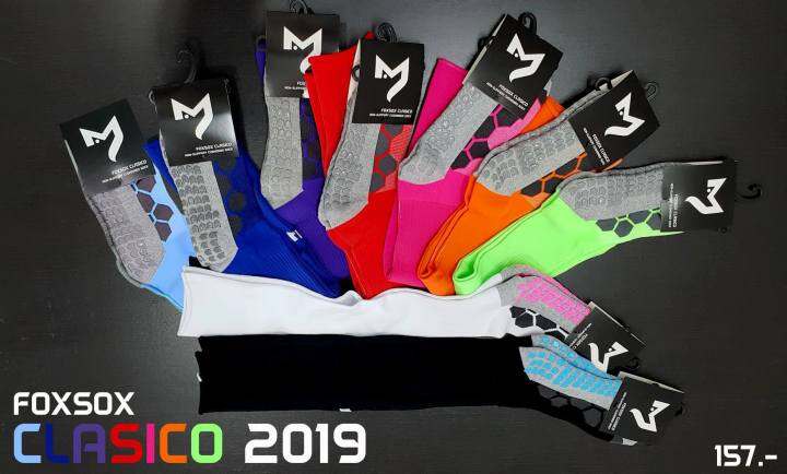 ถุงเท้ากันลื่นแบบยาว Foxsox Clasico 2019 | Lazada.co.th