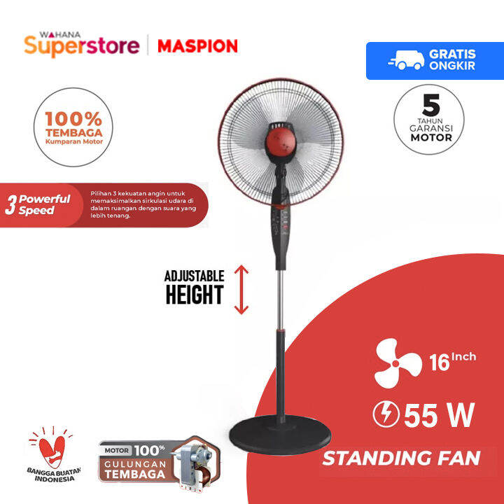 Maspion Stand Fan - EX-172S | EX172S | Lazada Indonesia