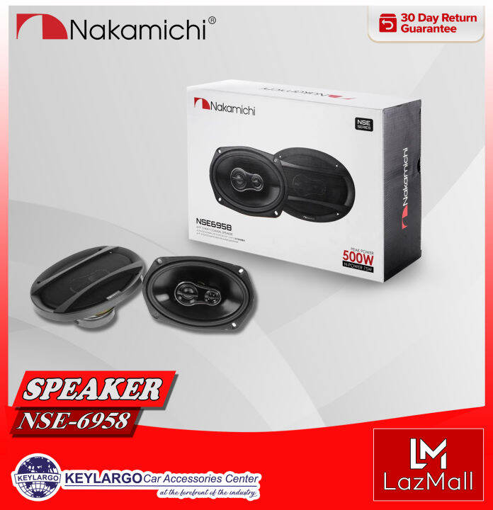Nakamichi Speaker Coaxial 6x9" 3-Way, 40watts | Lazada PH