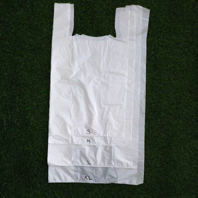 Plastic Bag Putih / T-Shirt Bag / White Singlet Bag / Laundry Bag ...