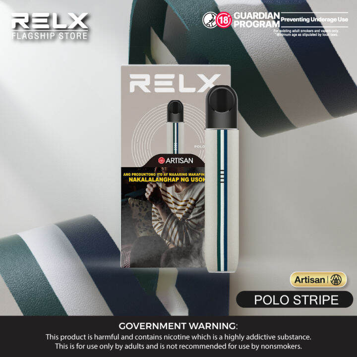 RELX Artisan Single Polo Stripe Device PHL Single Device Artisan Device ...