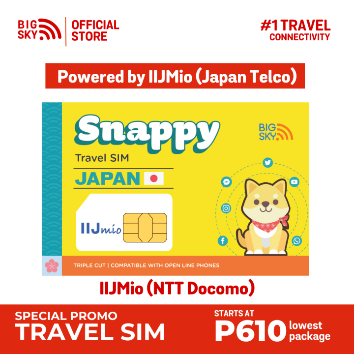 [SPECIAL PROMO] Japan Travel SIM Card powered by IIJMio (NTT Docomo ...