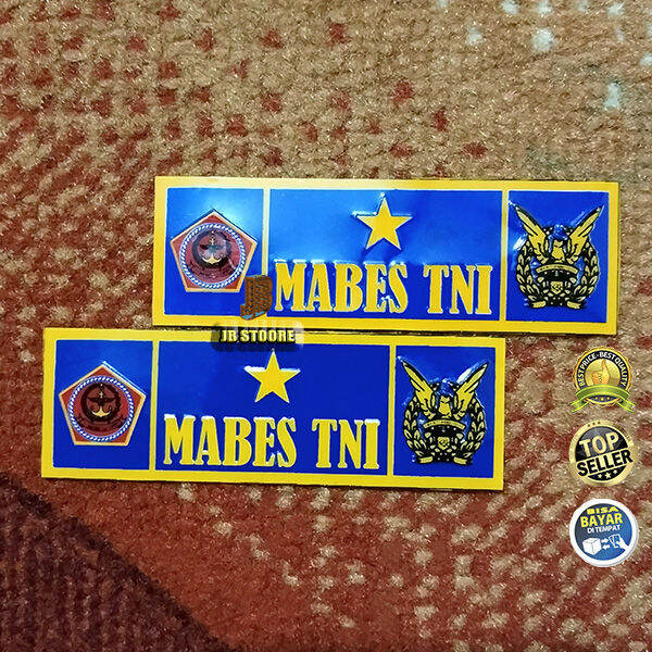 Stiker Mabes TNI AU Biru Sepasang / Stiker Mabes Tni Au Motor 2pcs ...