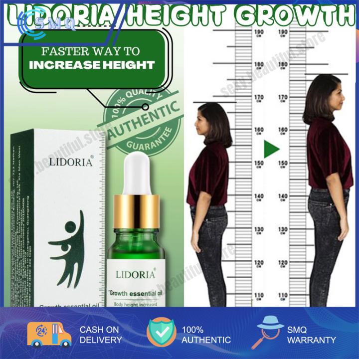 SMQ LIDORIA Height Growth Essential Oil Height Enhancer Authentic Body ...