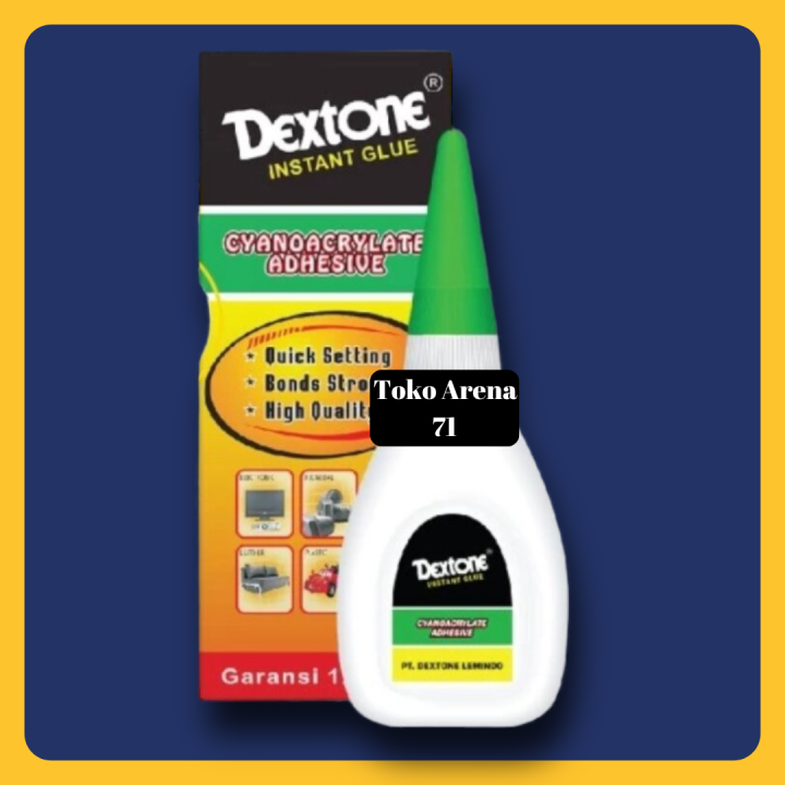 Lem Tetes instan Dextone 5 detik Lem Super Lem Korea dextone 15gr ...