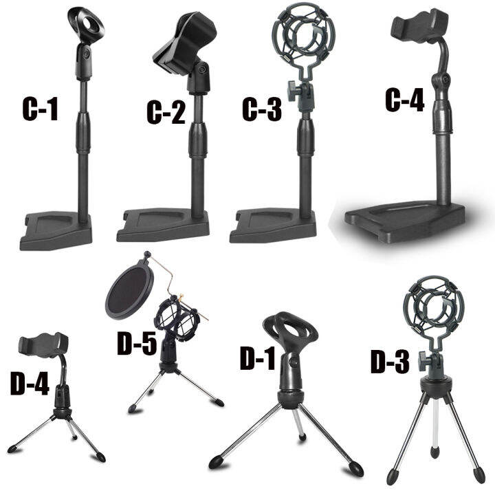 Professional desktop microphone stand disc microphone stand lift ...