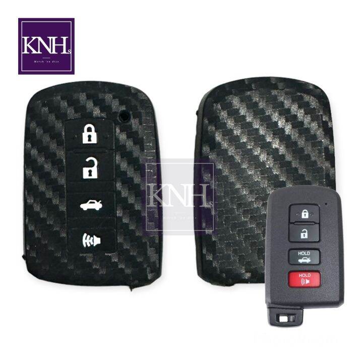 Carbon Fiber Silicone Key Cover for Toyota Corolla Altis / 1 piece only ...