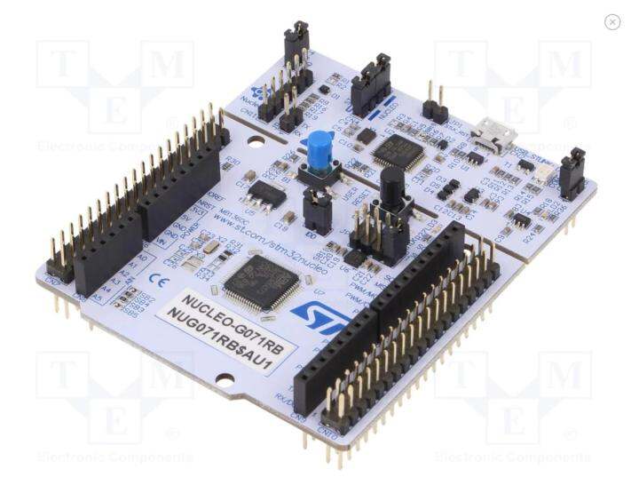 NUCLEO-G071RB Development Board, Nucleo-64, 32-Bit, STM32G071RB MCU, Arduino, ST Morpho ...