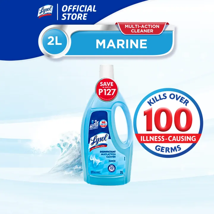 Lysol Multi Action Cleaner Marine 2L | Lazada PH