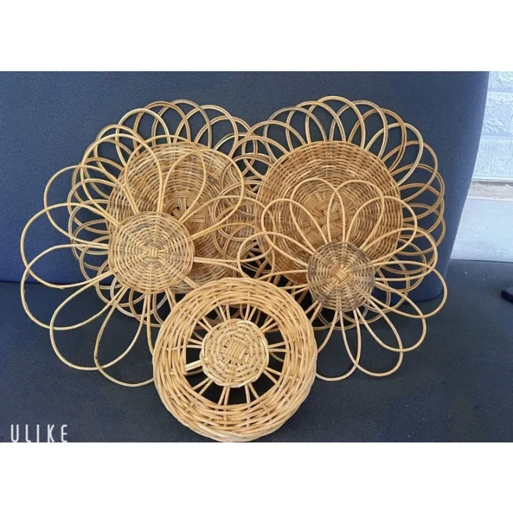 wall decor Native Rattan Wall Decor Set Stylish Nordic Set of 5 | Lazada PH