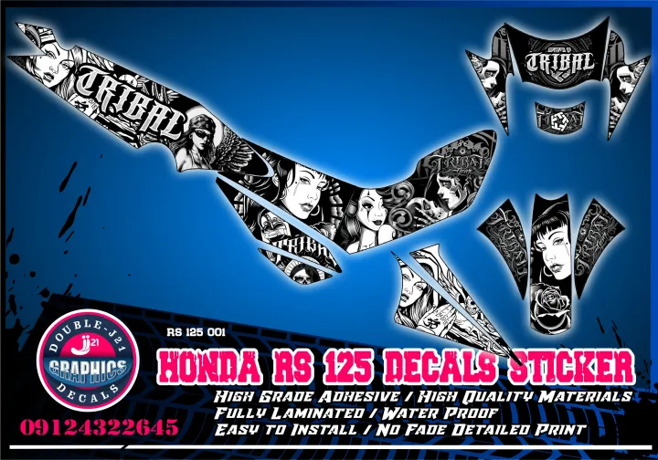 Rs 125 Decals Sticker | Lazada PH