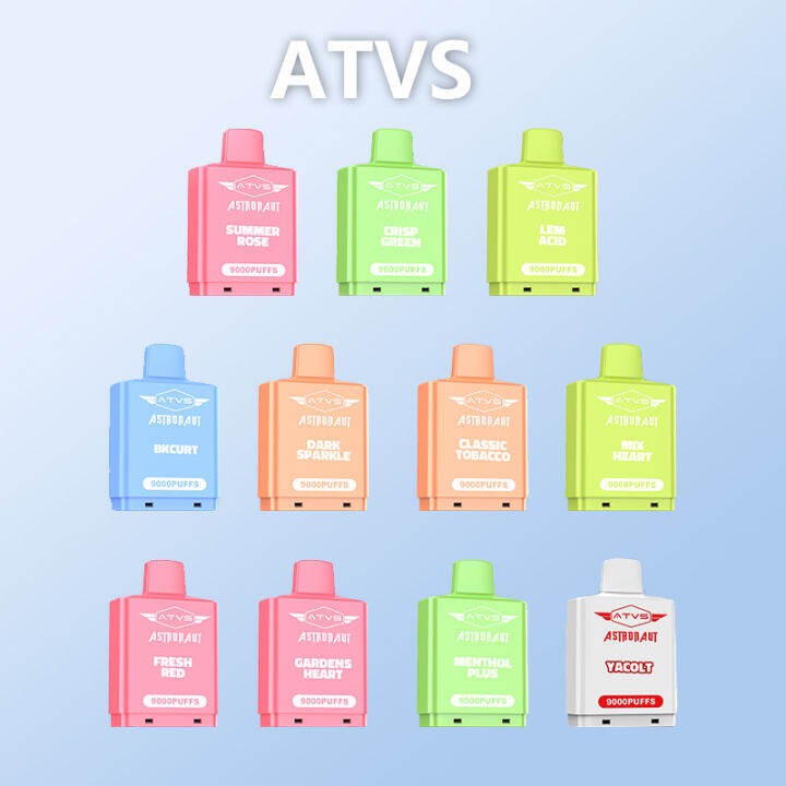 （LEGIT/COD）ATVS 9000 puffs 3% NIC 500mAh Disposable pod Disposable Mods ...
